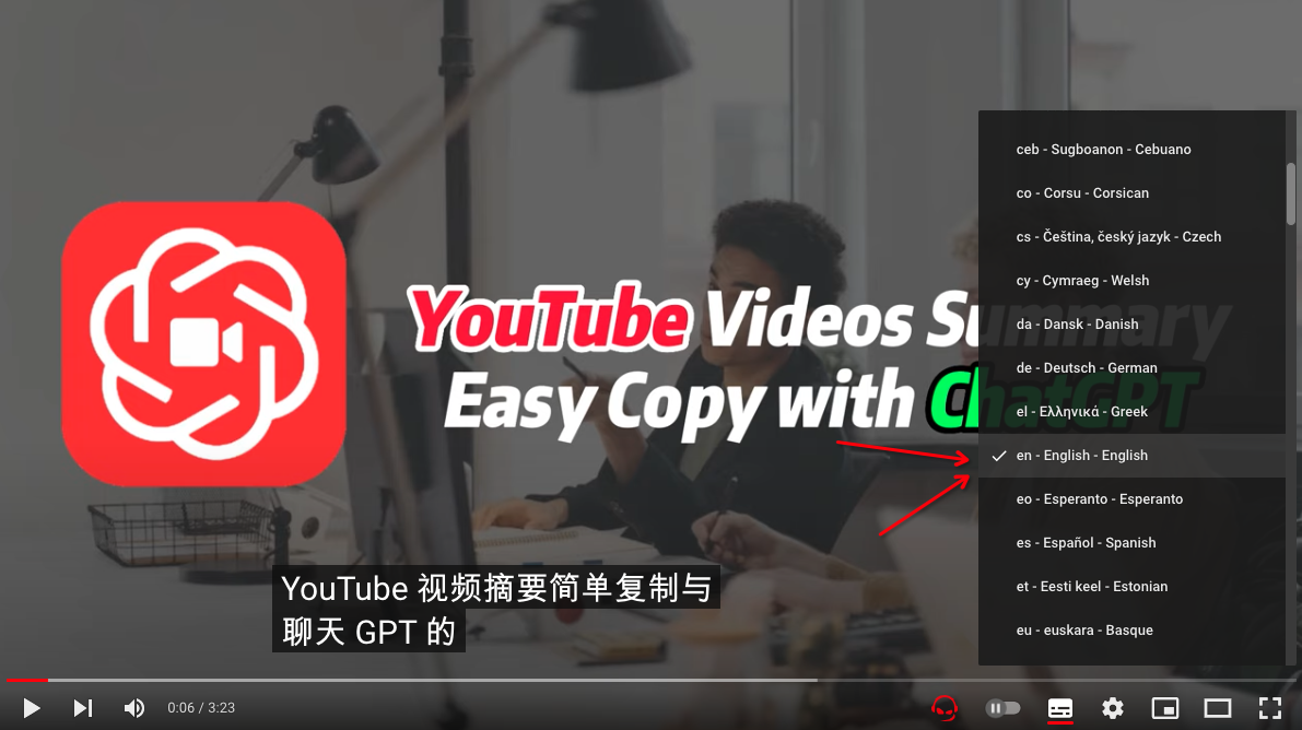 Speak YouTube Subtitles - Translating and Reading with TTS