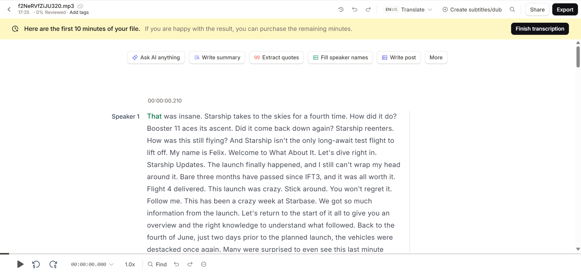 Top 10 Best Transcribe Audio to Text Tools in 2025