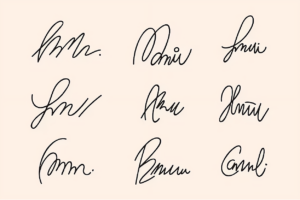 Names in Handwriting