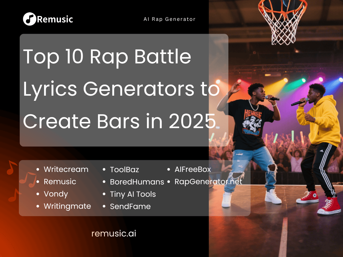 Top 10 Rap Battle Lyrics Generators to Create Bars in 2025