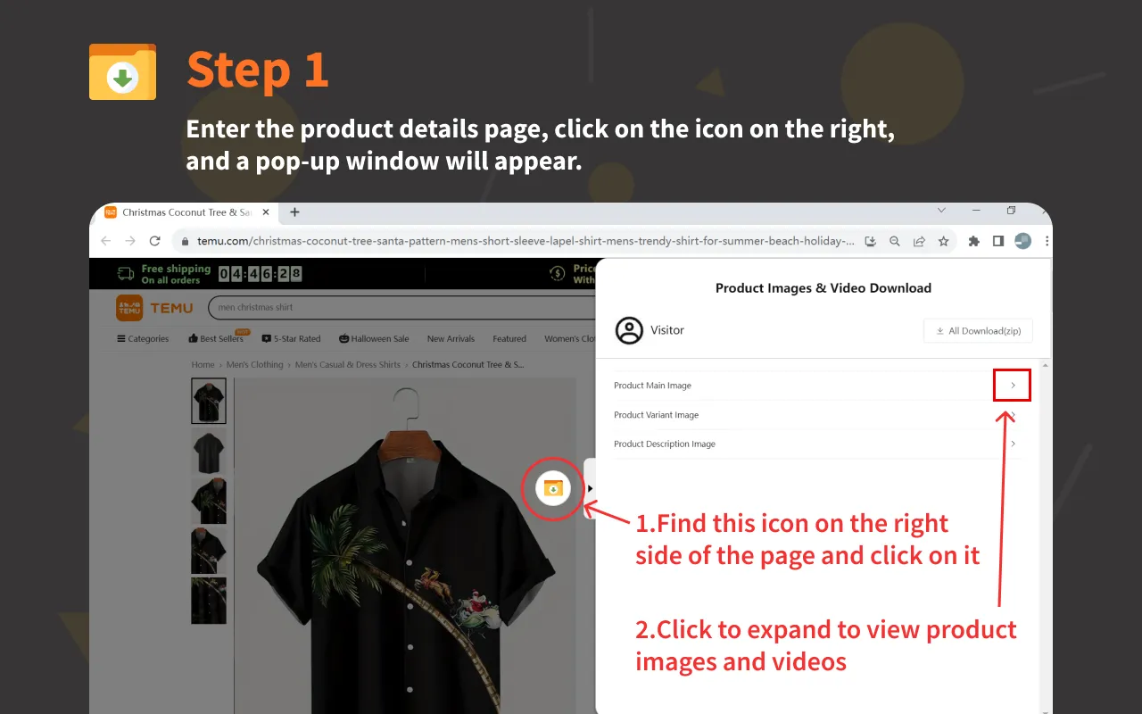 THunt - Free Temu product data analysis tool for Seller & Shopper