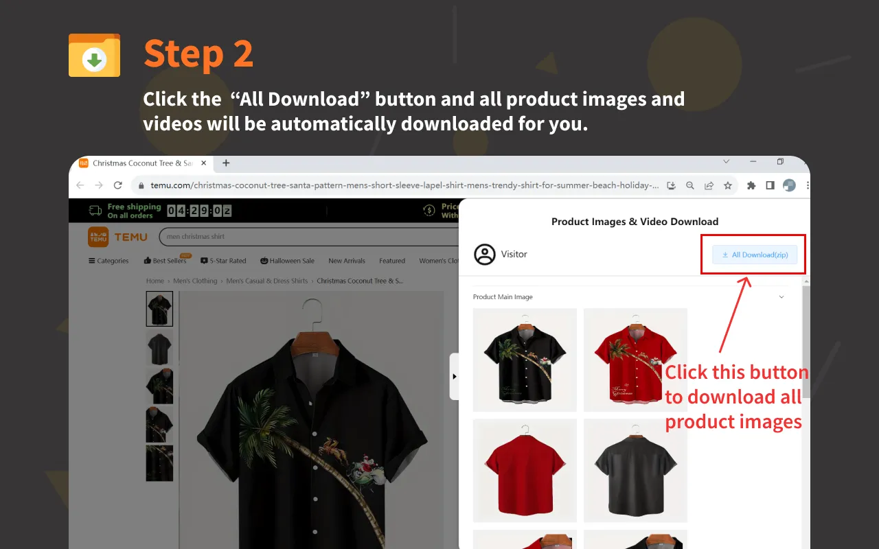 THunt - Free Temu product data analysis tool for Seller & Shopper
